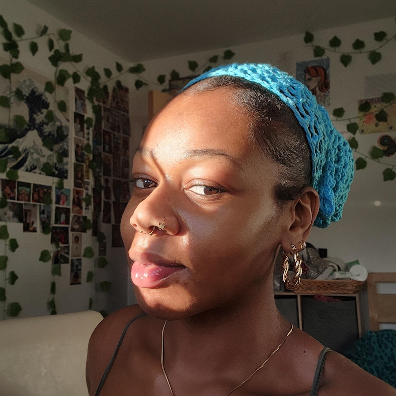 Crochet Durag, Crochet Headwrap, Handmade Hair Accessories, Loc Sock ...