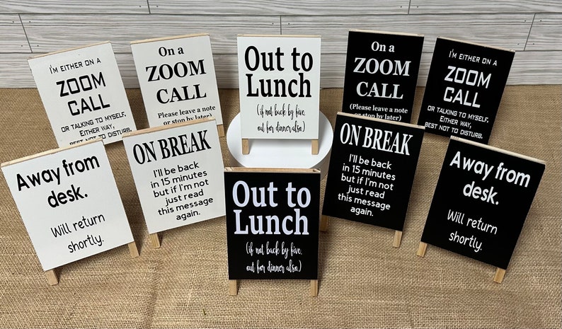 On Break Sign - Etsy
