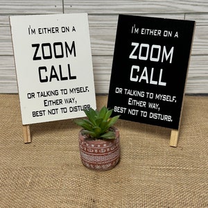 Zoom Call Sign - Etsy