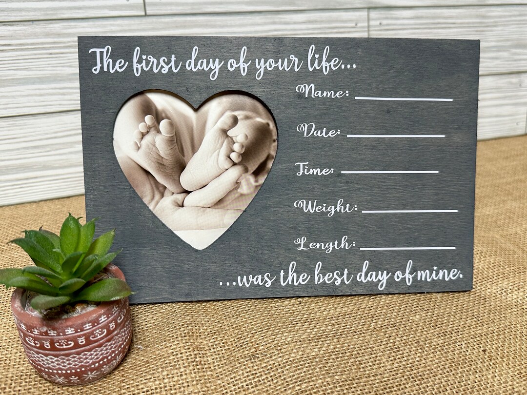 Baby Birth Stat Sign - Etsy