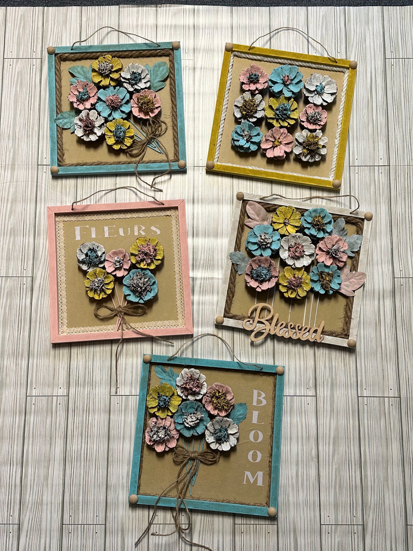 Handmade “flower” Wall Decor - Etsy