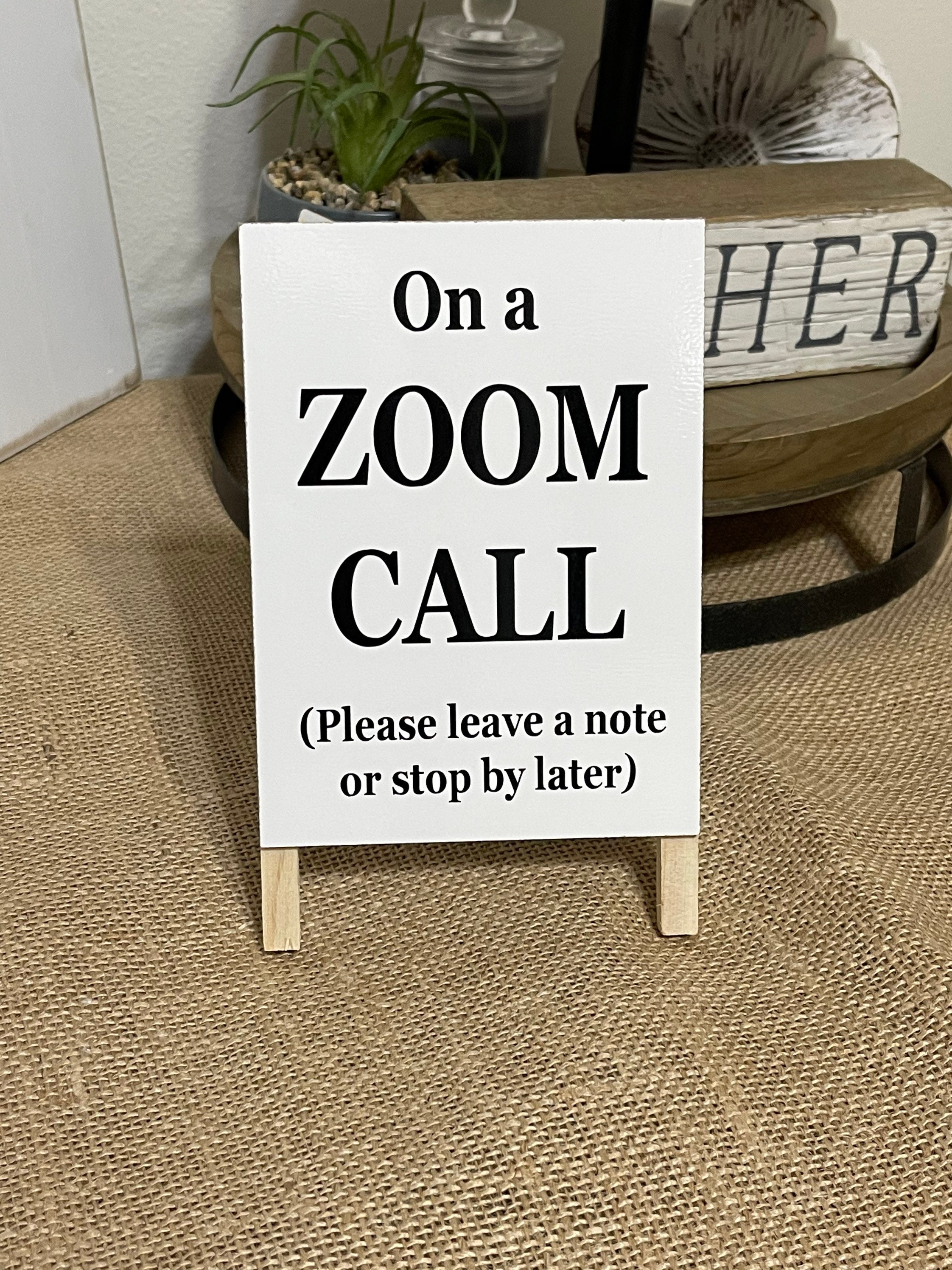 Zoom Call Sign - Etsy
