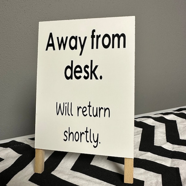 Desk Sign - Etsy