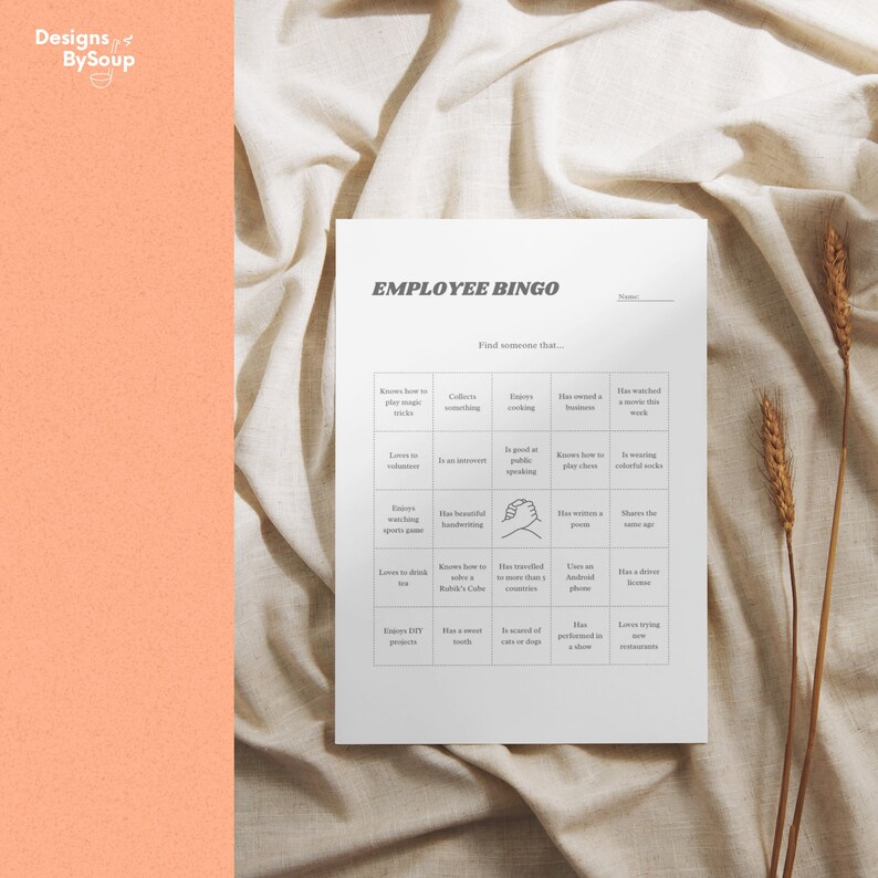 Employee Bingo, Work Bingo, Office Ice Breaker, Office Bingo, Bingo ...