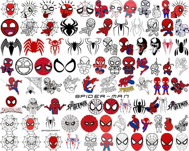 90 Spiderman Designs Files Spiderman Svg Marvel Svg - Etsy
