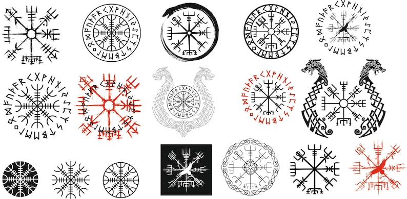 Vikings Svg Viking Svg Viking Symbols Svg Cdr File 162 - Etsy