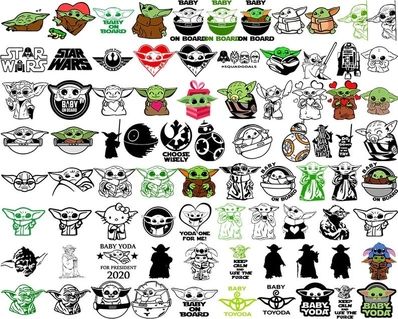 Star Wars Svg Png Dxf Files 1500 Star Wars Files Bundle - Etsy