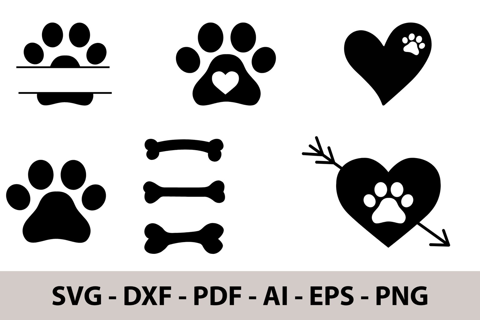 Dog SVG Bundle Sausage Dogs SVG Dog Clipart Dog Cut File - Etsy