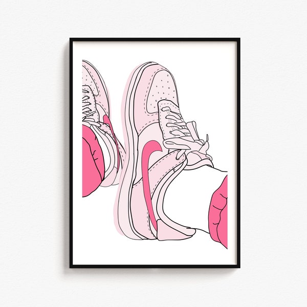 Preppy Nike Shoes - Etsy