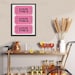 Retro Good Times Pink Ticket Wall Art Apartment Wall Decor - Etsy