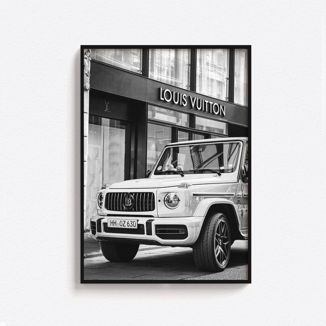 Mercedes G Wagon Print G Wagon Poster White Car Poster - Etsy