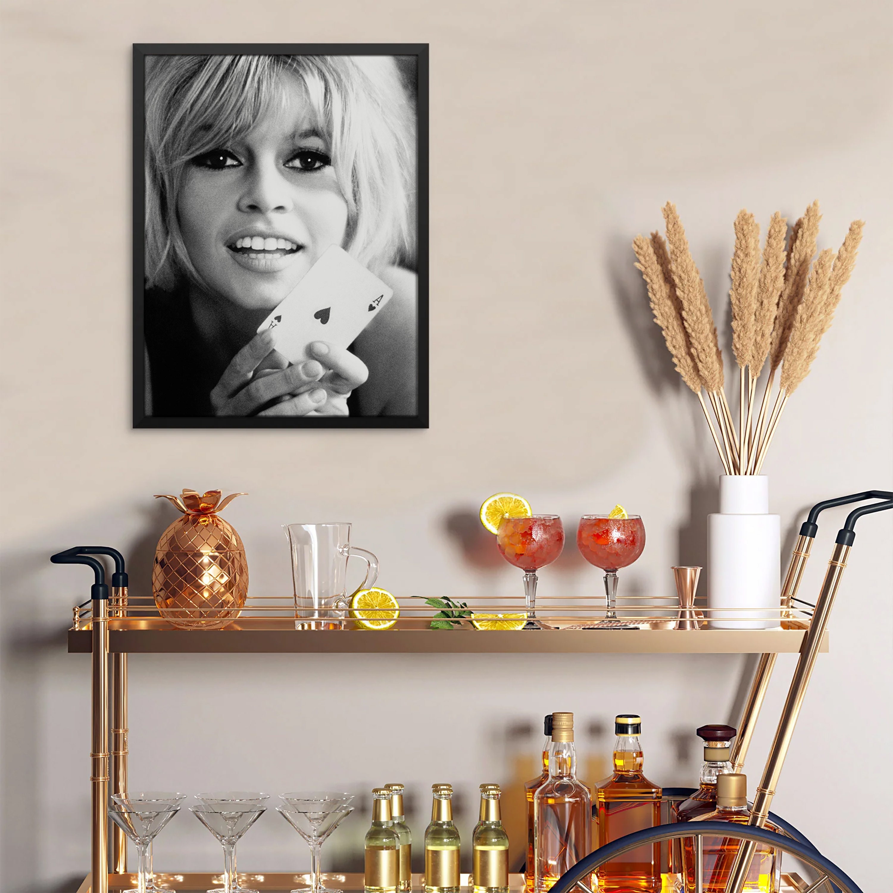 Brigitte Bardot Poster, Playing Card Poster, Brigitte Bardot Print ...