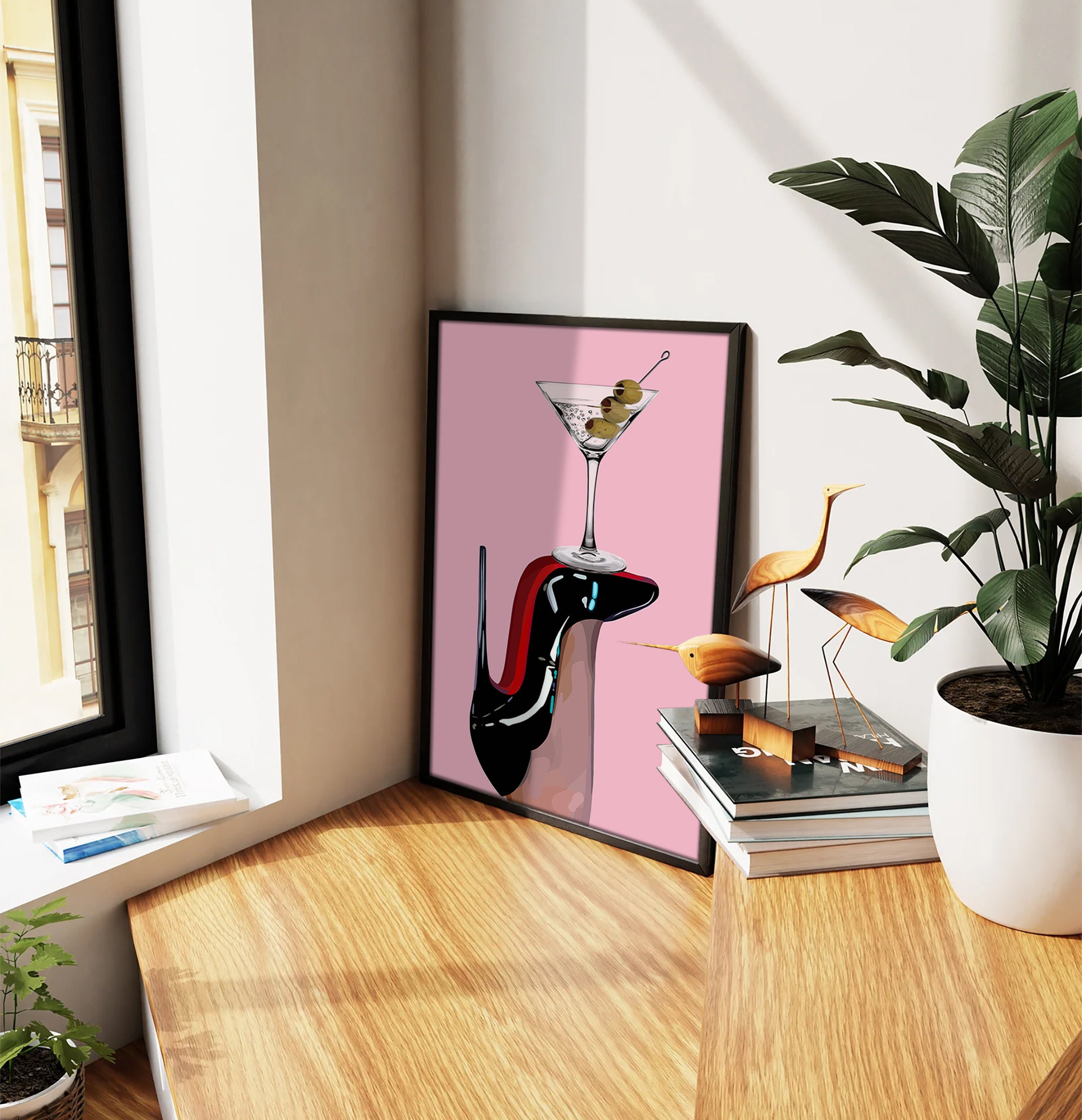 Vodka Martini Poster, Martini Wall Art, Bar Cart Poster, Bar Decor ...
