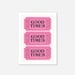 Retro Good Times Pink Ticket Wall Art Apartment Wall Decor - Etsy