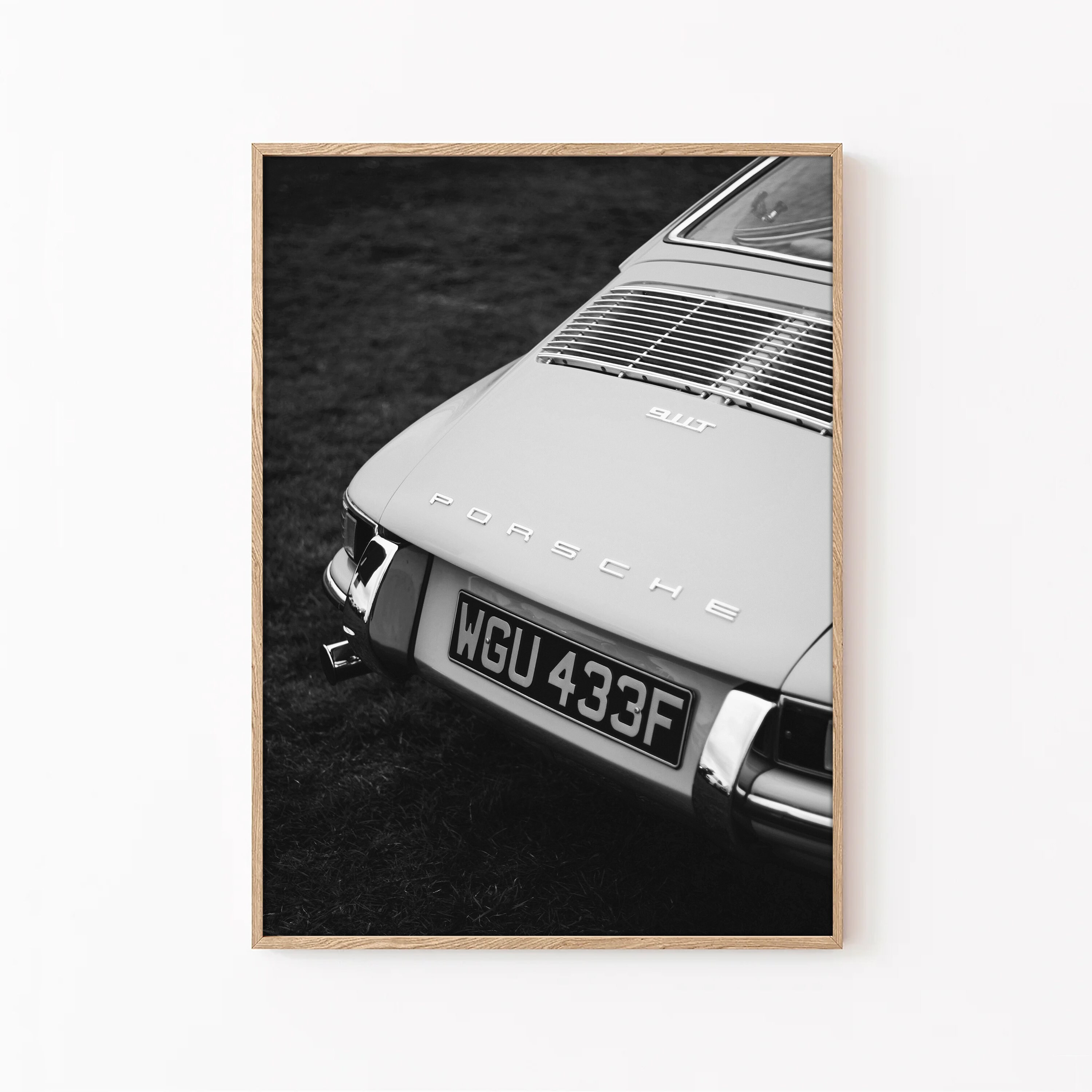 Porsche 911 Car Poster, Old Porsche Car Poster, Old Car Print, Vintage ...