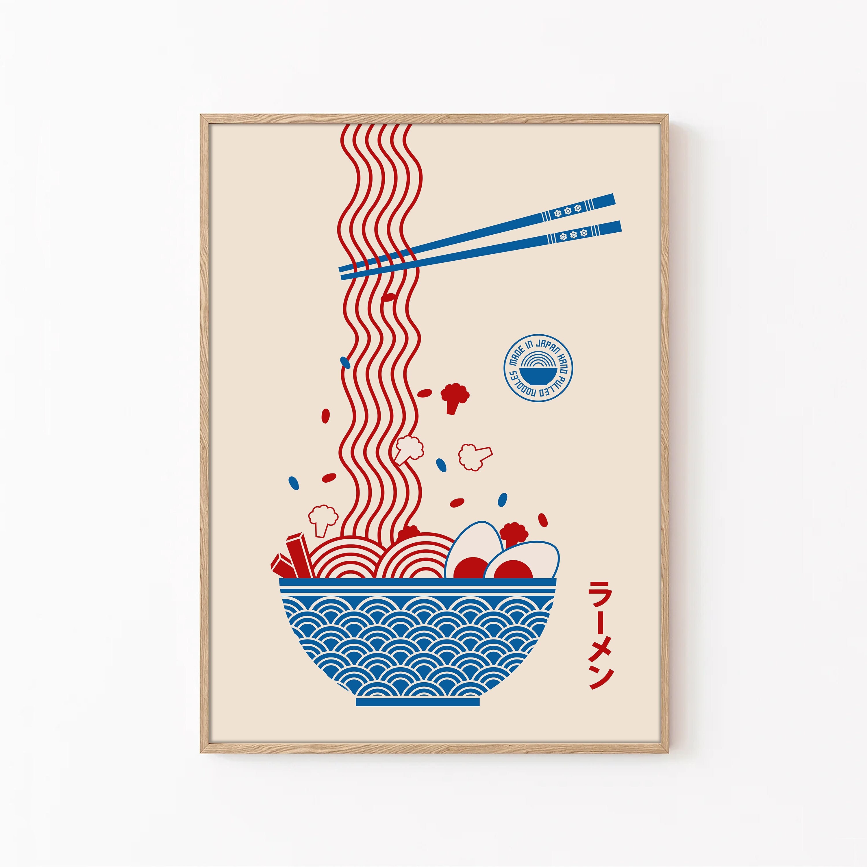 Ramen Poster Japanese Ramen Poster Retro Ramen Poster - Etsy