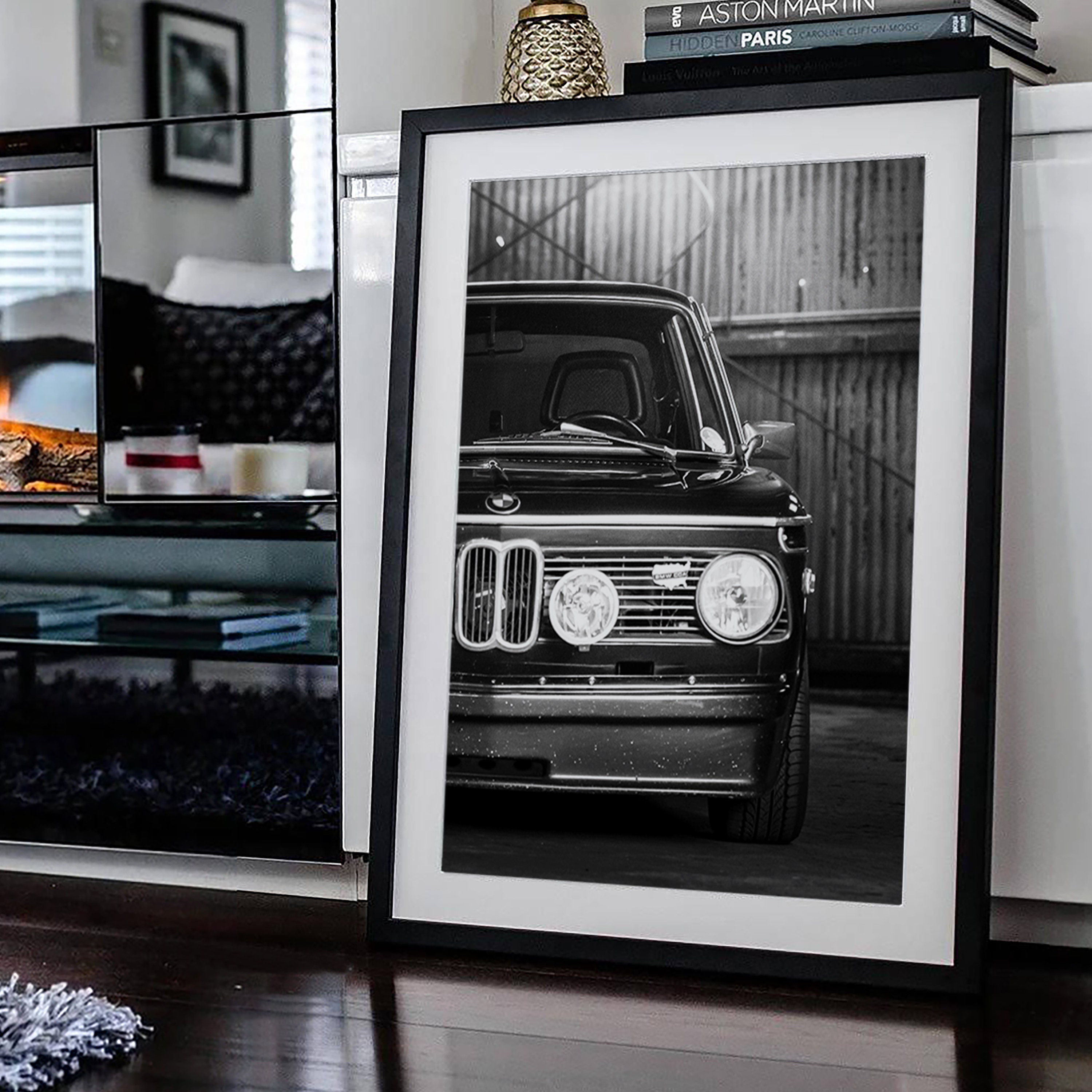 Vintage BMW Car Poster, BMW Car Wall Art, Vintage Car Poster, Car Wall ...