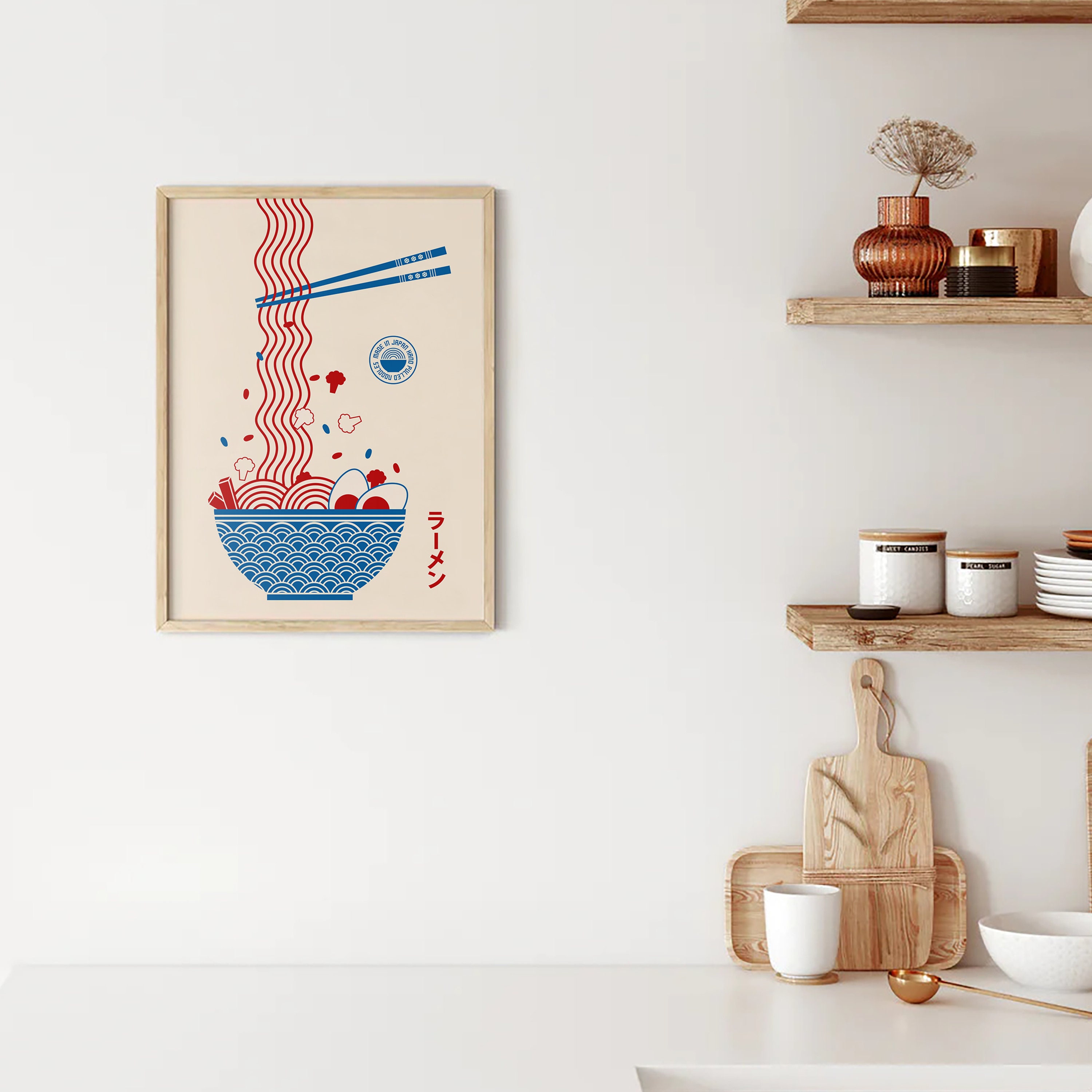 Ramen Poster Japanese Ramen Poster Retro Ramen Poster - Etsy