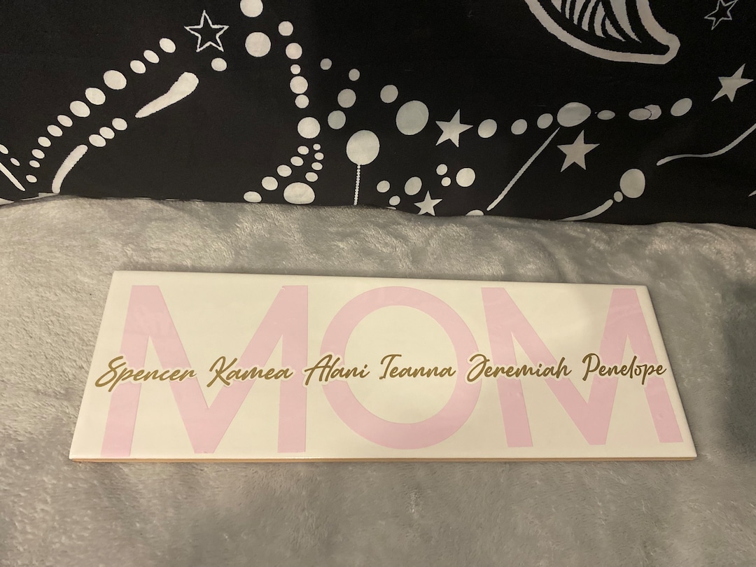 Decorative Ceramic mom Tile - Etsy