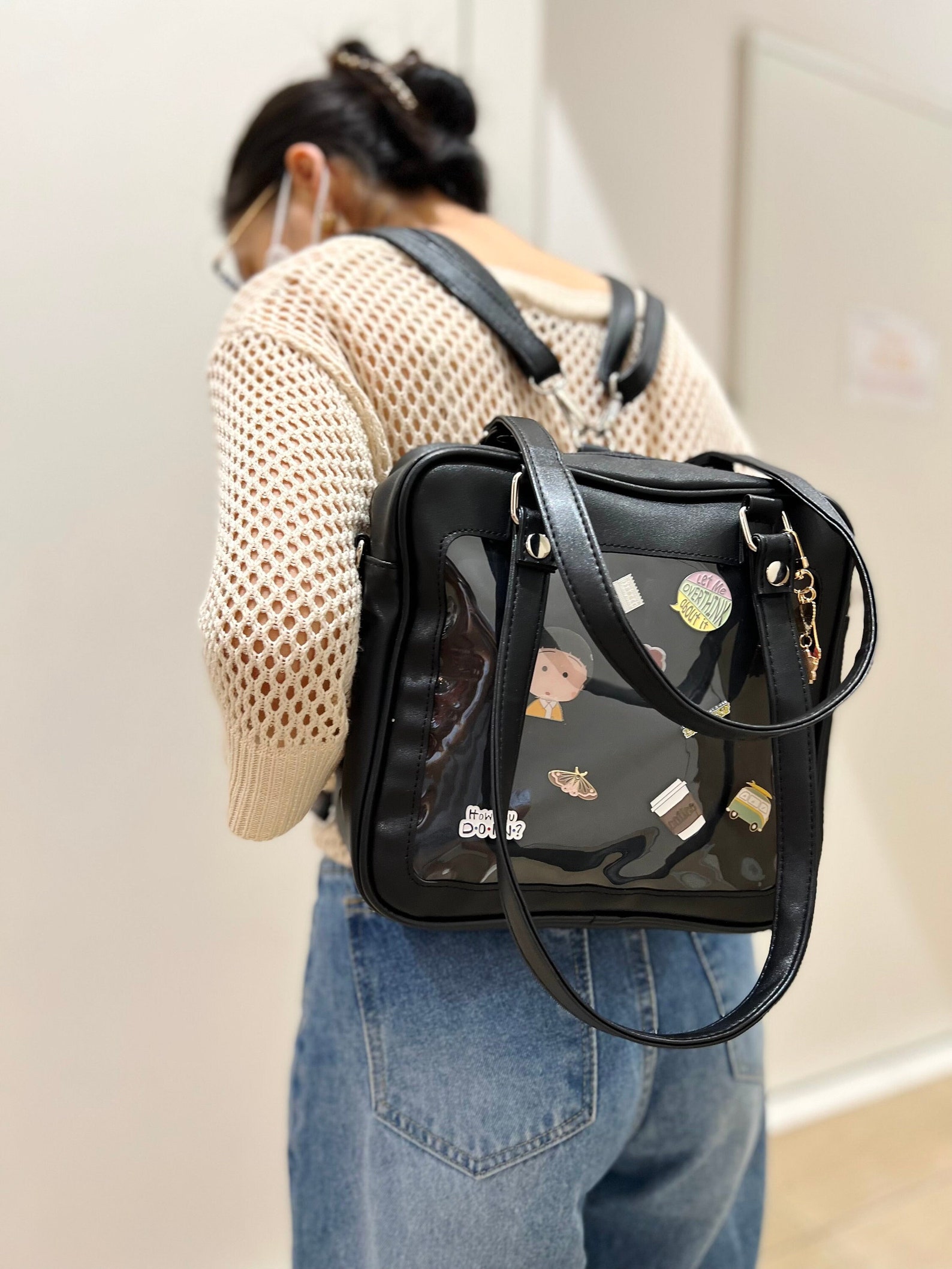 Ita Bag Backpack Shoulder and Crossbody 3 Carries Style - Etsy