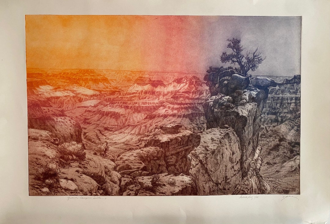 Roy Purcell Grand Canyon Suite III Huge Rare Numbered Artist Proof ...