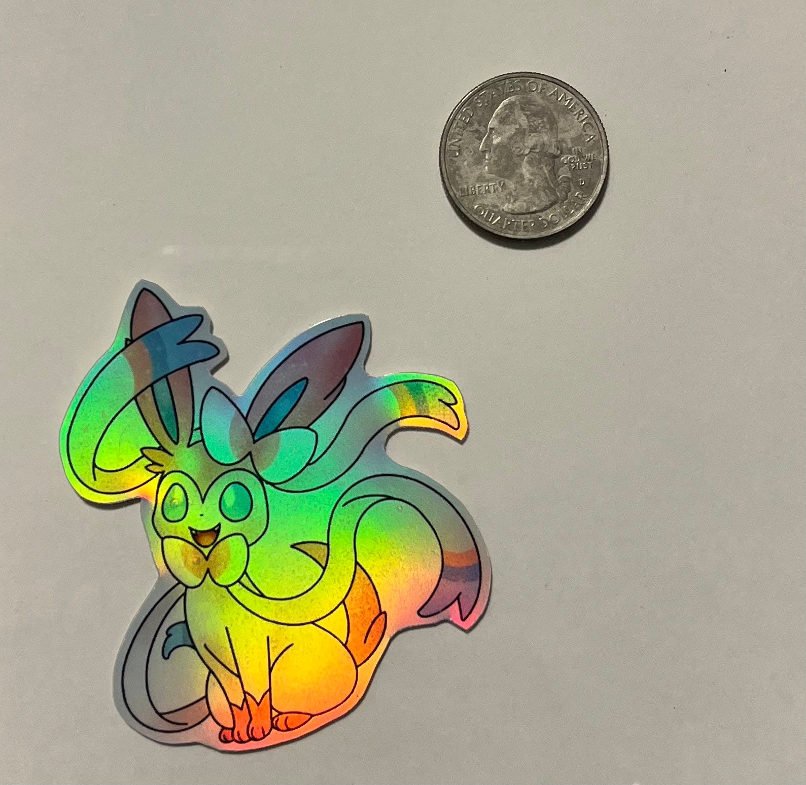 Sylveon Pokémon Holographic Sticker - Etsy