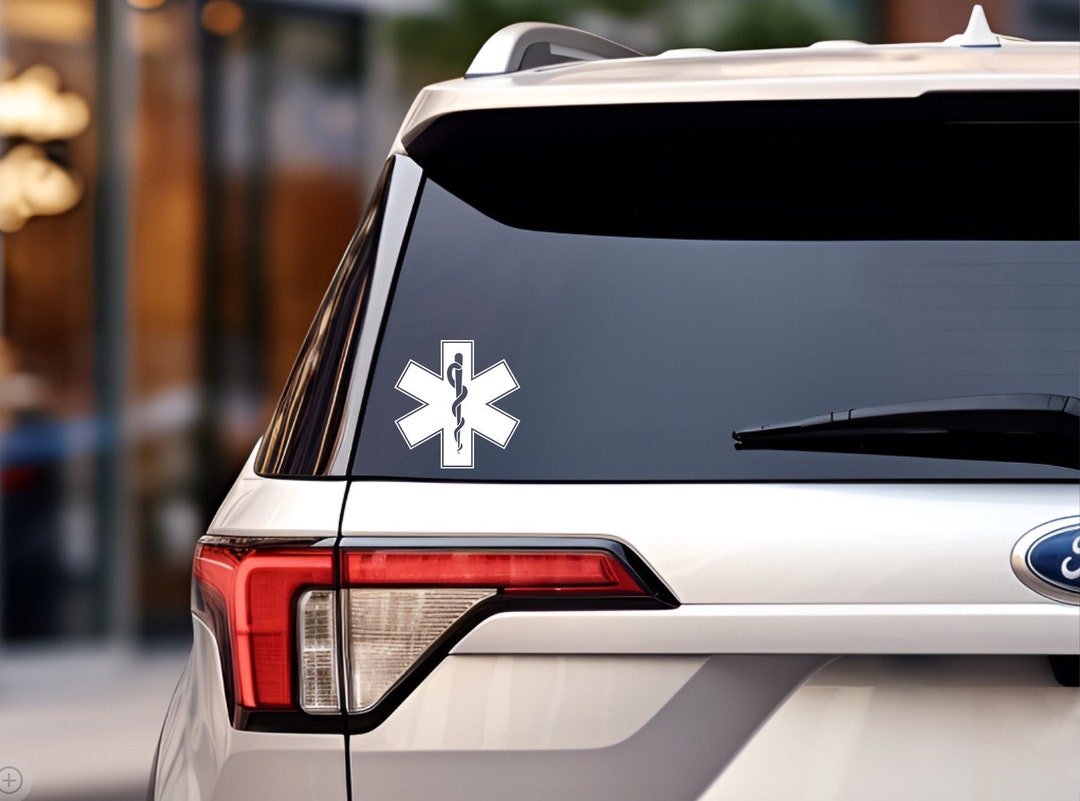 Vinyl Star of Life EMS Decal Waterproof to Put on a Car or a Water ...
