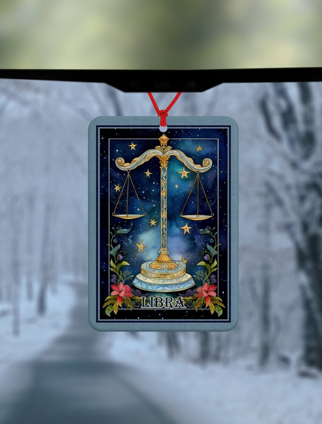 Zodiac Car Air Freshener - LIBRA - Car Accessory - Car Scent ...