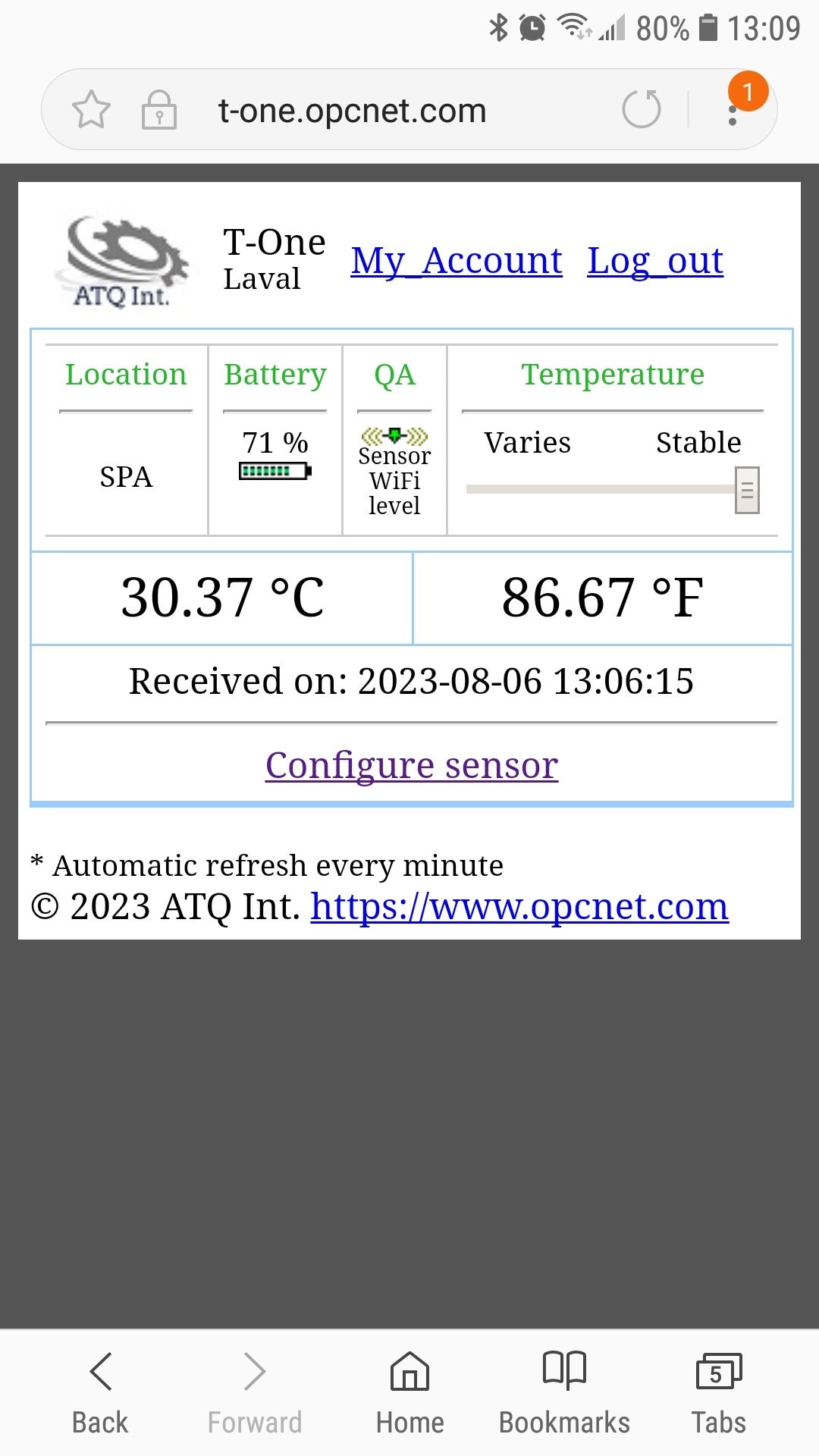 T-one - Smart Wi-fi Thermometer for Swimming Pools, Hot Tub, Aquariums ...