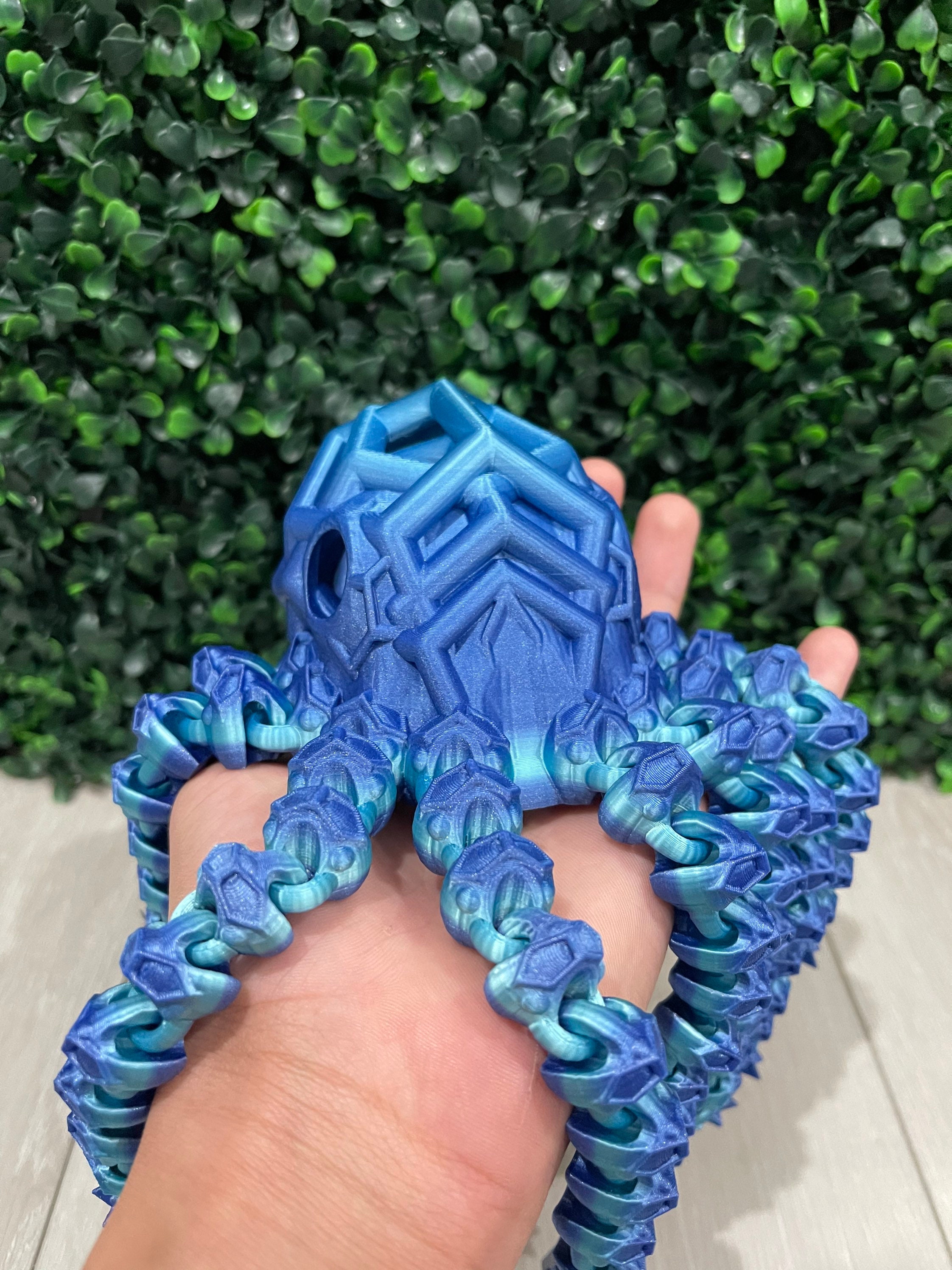 Void Octopus | 3D Printed | Articulated Flexible | Custom Fidget Toy - Etsy