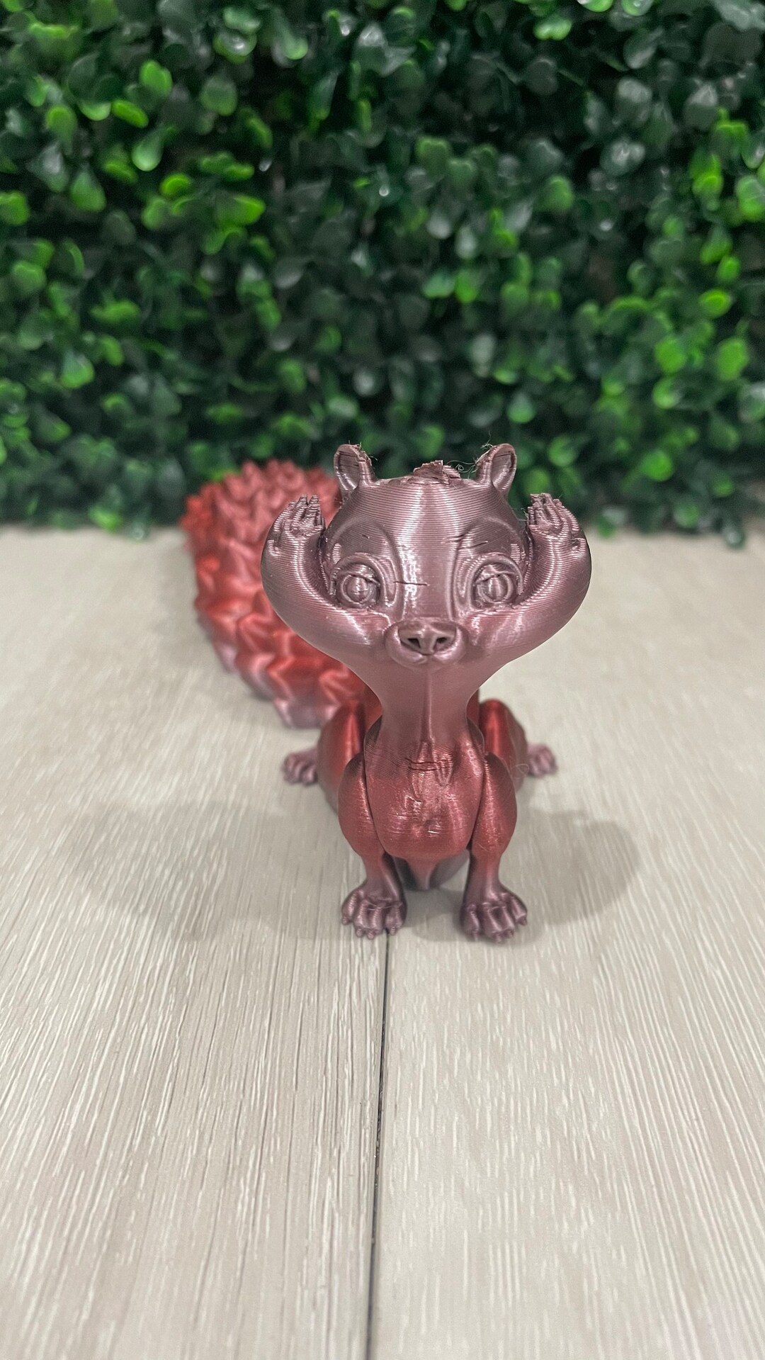 Flexi 3D Printed Squirrel Articulated Fidget Desk Toy Perfect Gift - Etsy