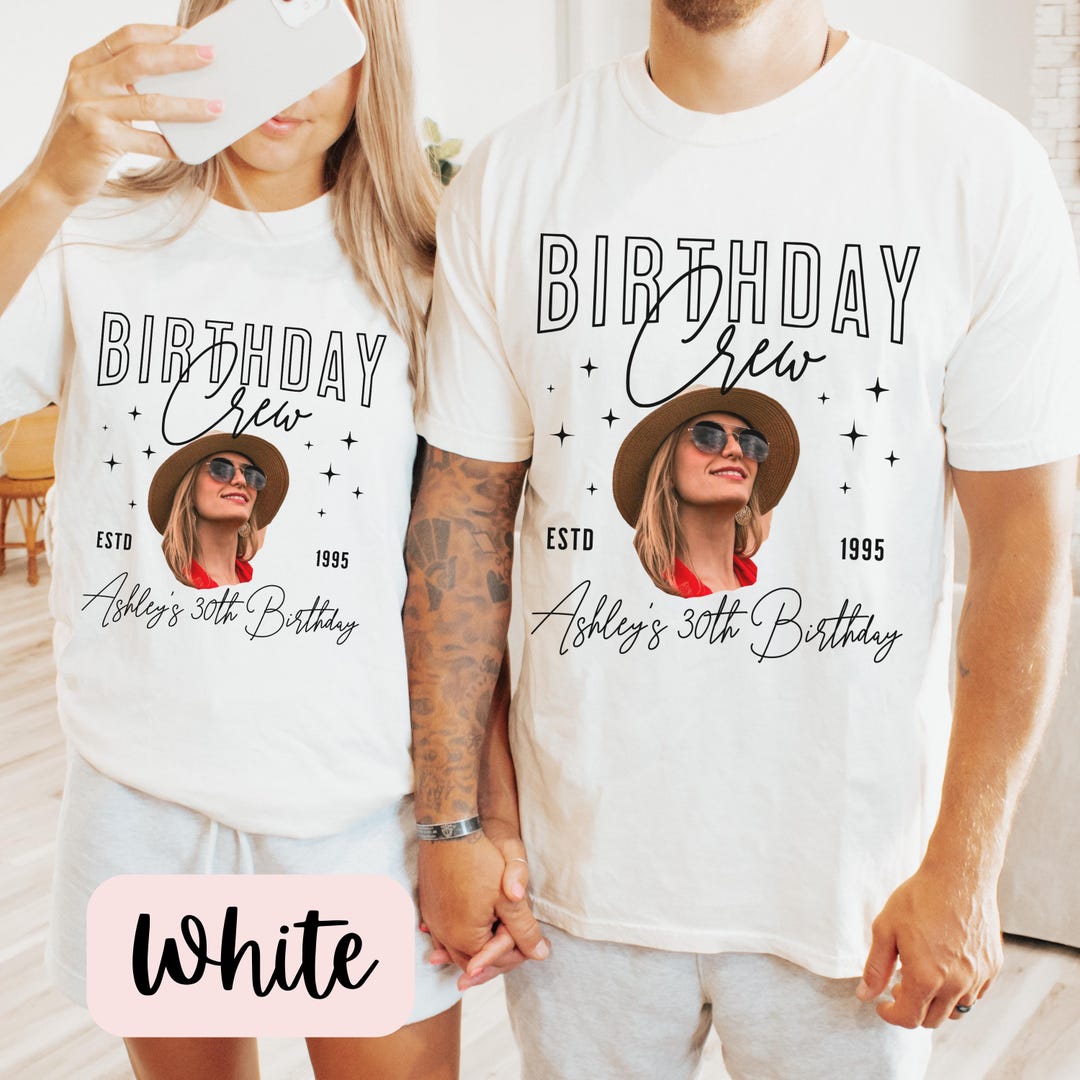 Custom Face Birthday Shirt, Birthday Photo Shirt, Custom Photo Shirt ...