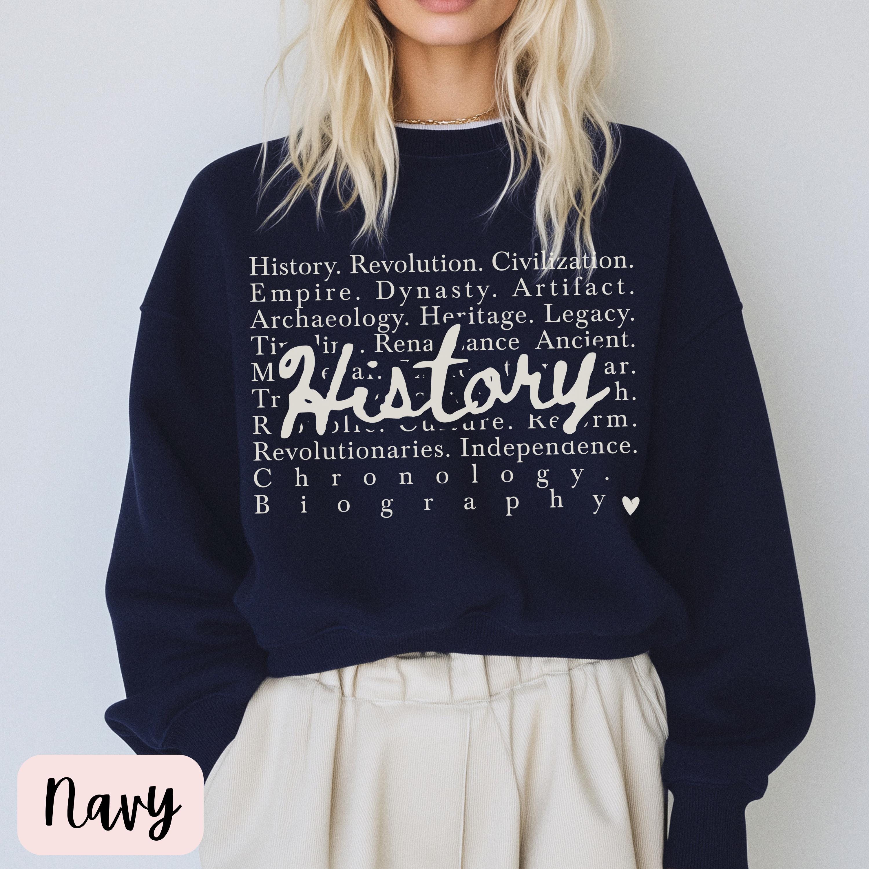 History Words Trendy Sweatshirt,history is My Jam Shirt,history Teacher ...