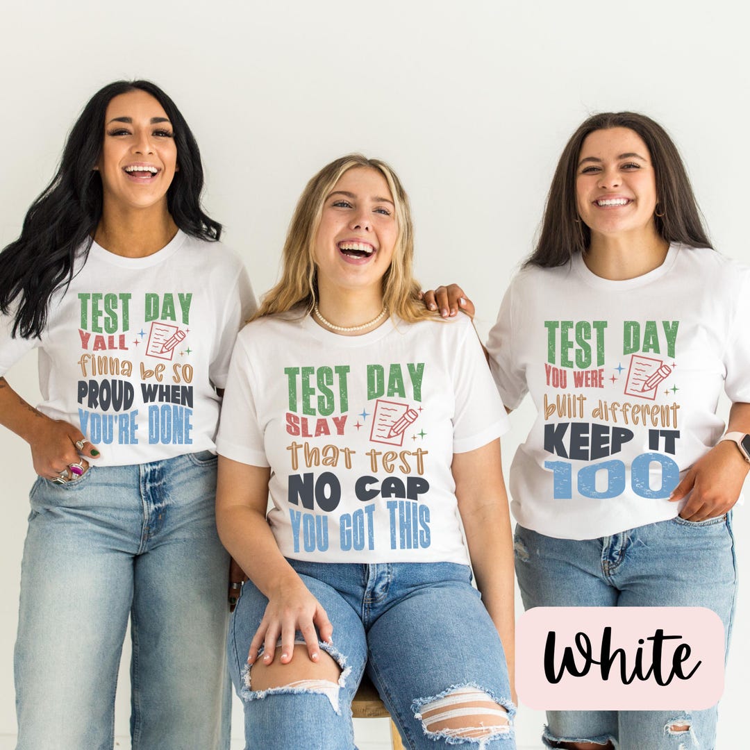 Matching State Testing Shirts Teacher Test Day Shirt, Funny Gen Z ...