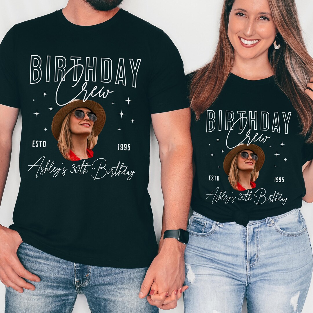 Custom Face Birthday Shirt, Birthday Photo Shirt, Custom Photo Shirt ...