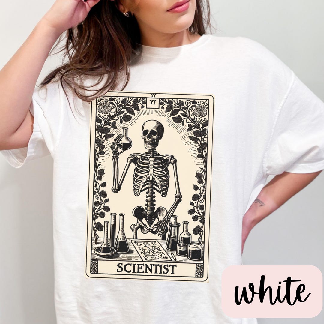 Scientist Tarot Card Comfort Colors Shirt, Science is My Jam Shirt ...