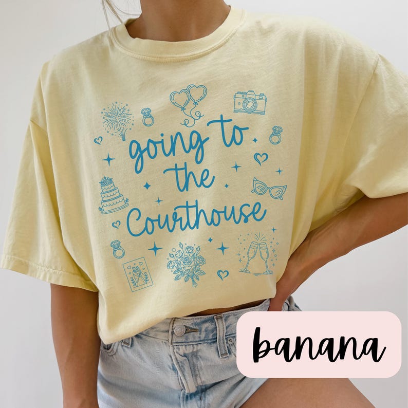 Going to the Courthouse Bride to Be Elopement Shirt, Funny Bride Shirt ...