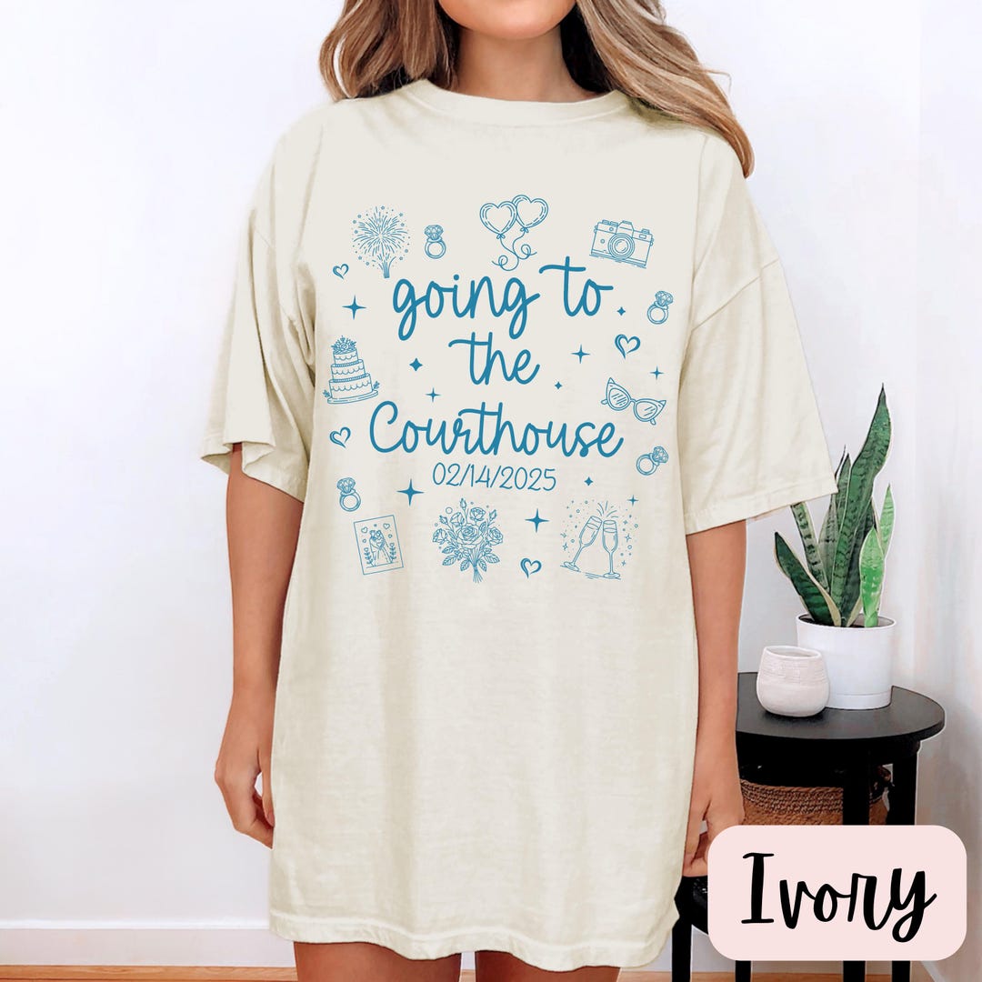 Going to the Courthouse Bride to Be Elopement Shirt, Funny Bride Shirt ...