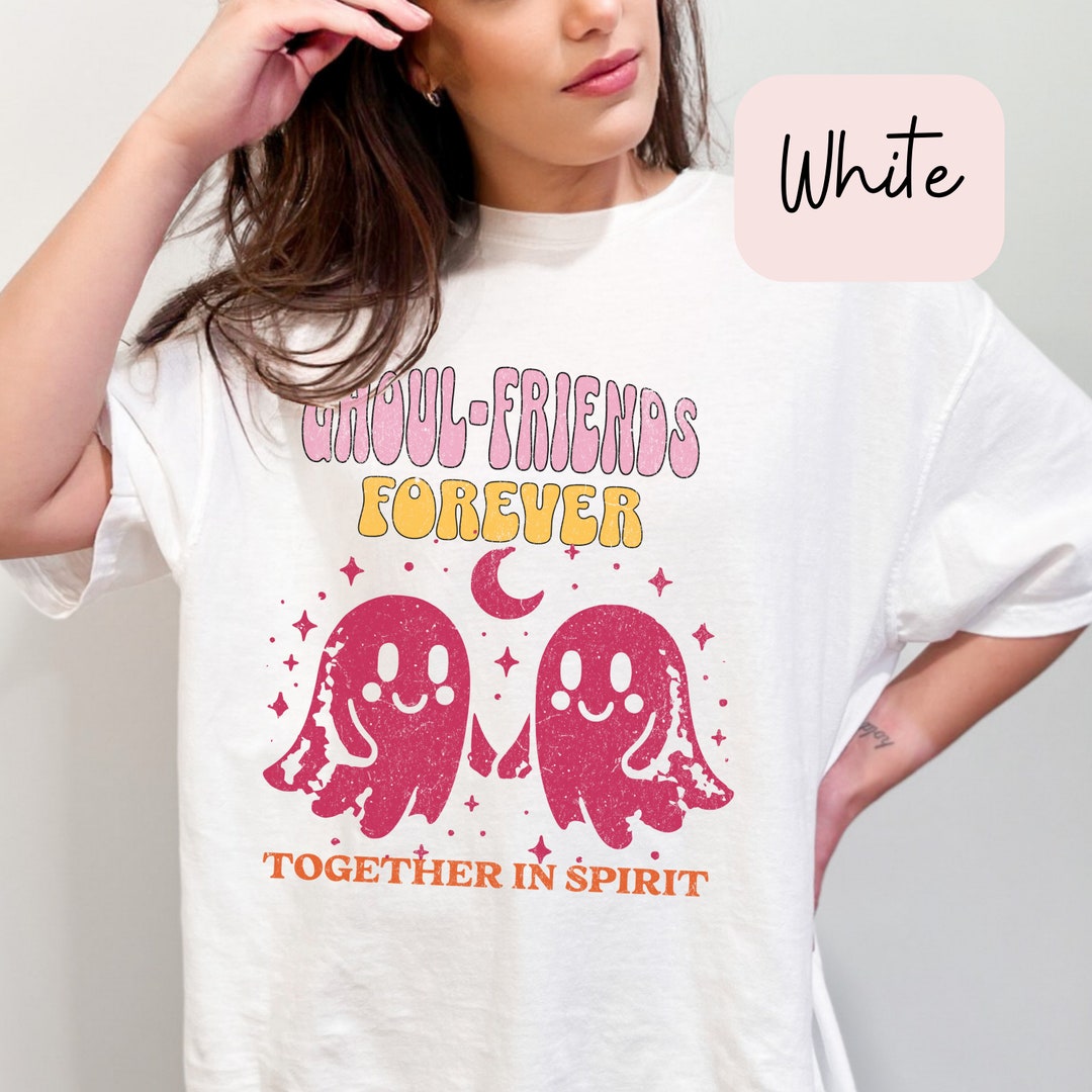 Vintage Retro Ghosts Bestfriends Tee,vintage Halloween T-shirt,funny ...