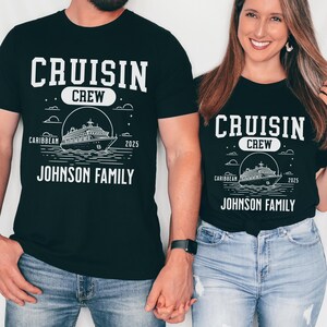 Personalized Cruise Squad 2025 Shirt Caribbean Cruise Matching Shirts ...