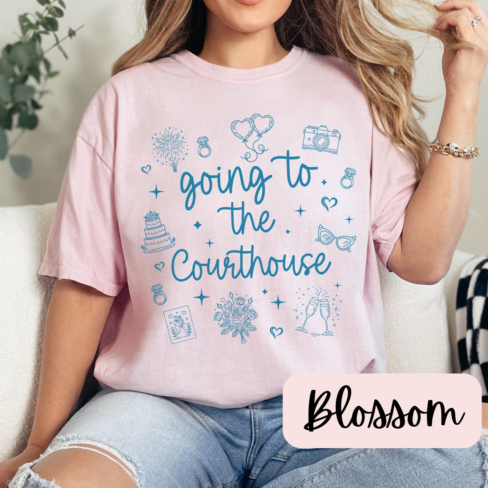 Going to the Courthouse Bride to Be Elopement Shirt, Funny Bride Shirt ...