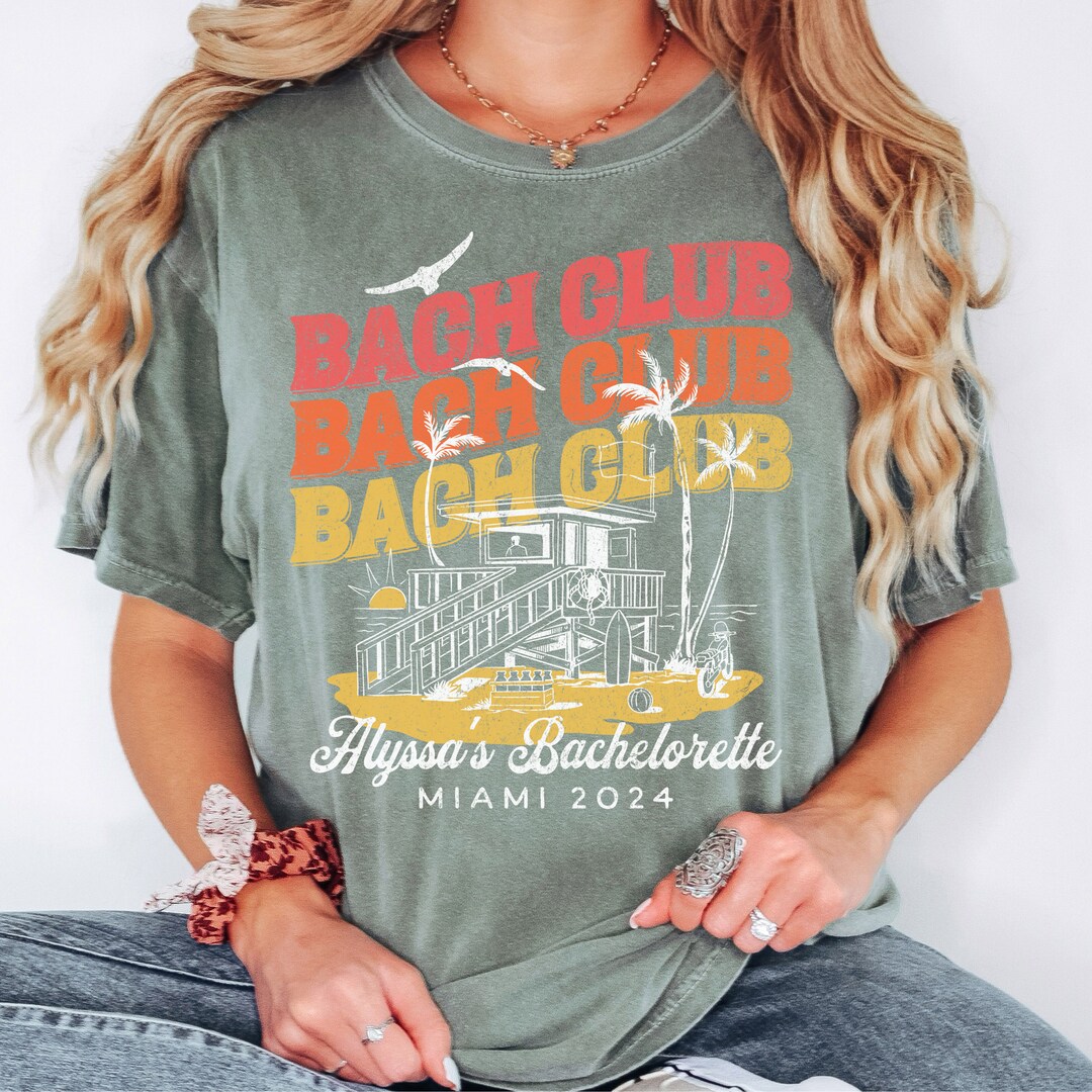 Beach Bachelorette Party Shirts,sunset Bachelorette Party,destination ...