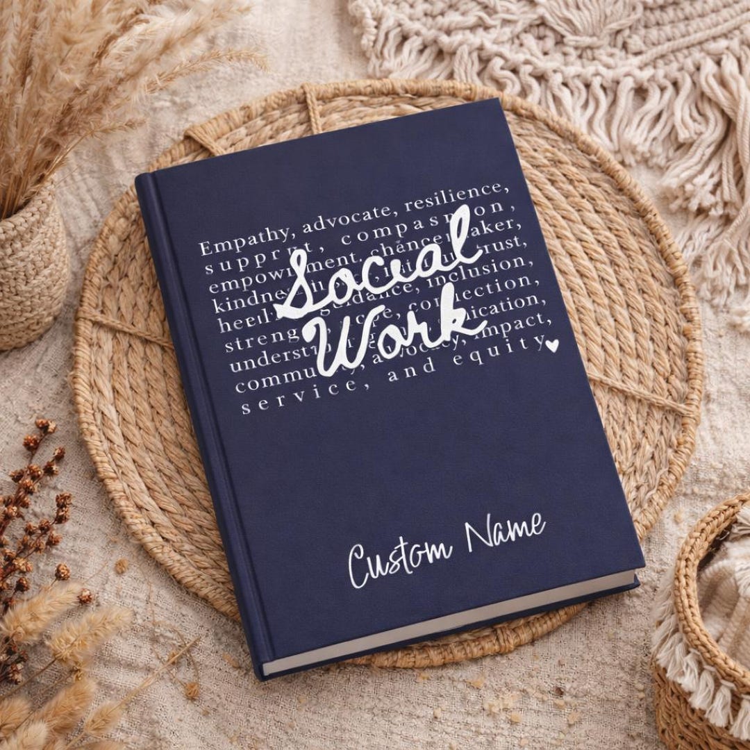 Personalized Social Worker Journal | Self-care Gift, Mental Health ...