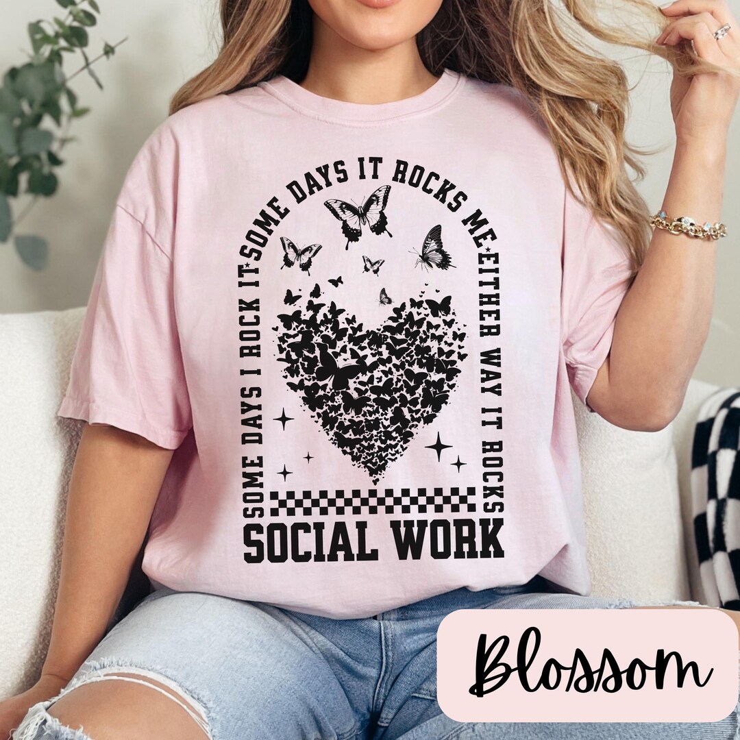 Social Work Rocks Shirt, Social Work is My Jam,gift for Social Worker ...