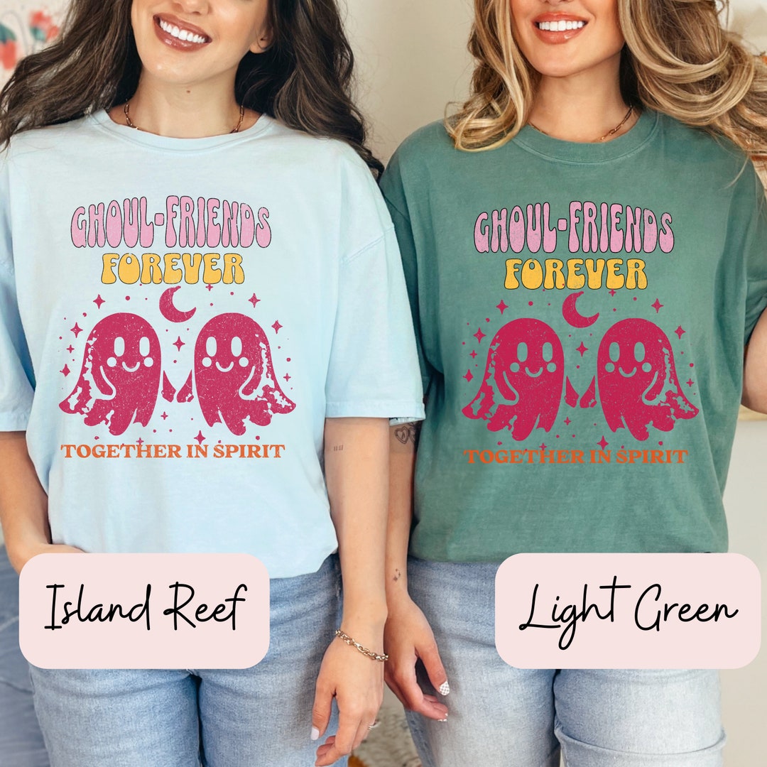 Vintage Retro Ghosts Bestfriends Tee,vintage Halloween T-shirt,funny ...
