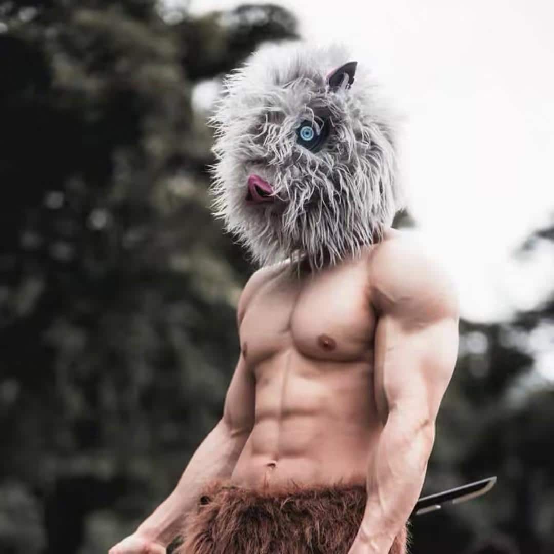 Handmade Masks Boar Mask Hand Cut Rubber Halloween Mask Inosuke Mask - Etsy