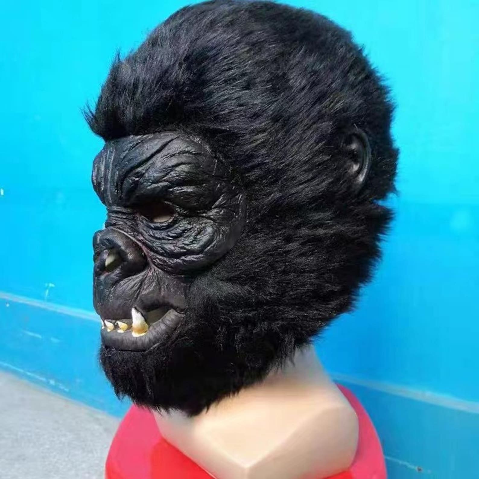 Handmade Gorilla Mask Hand-cut Rubber Animal Mask - Etsy
