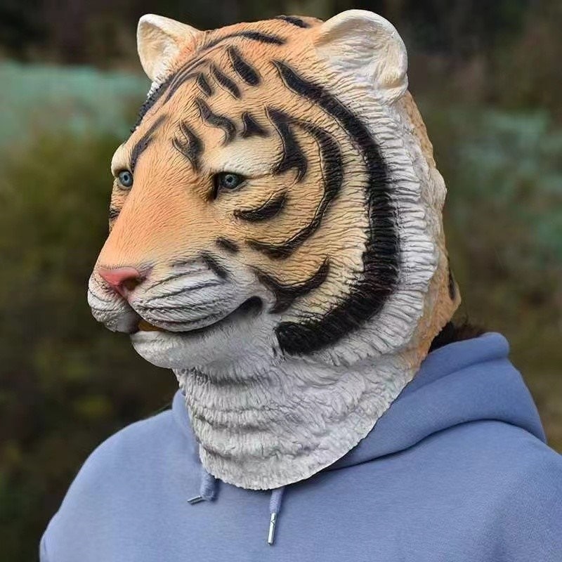 Handmade Mask Tiger Mask Hand-cut Rubber - Etsy