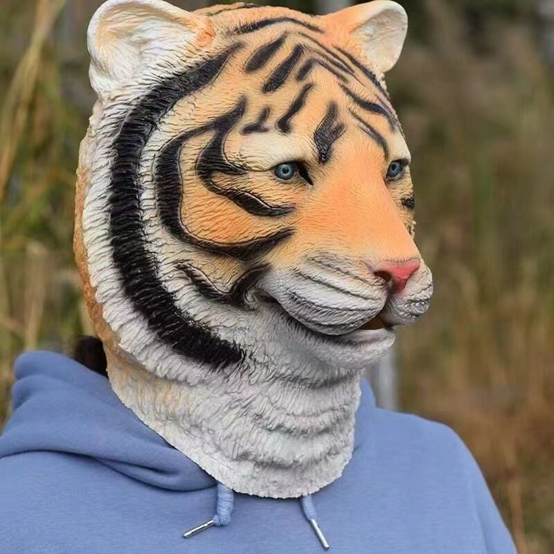 Handmade Mask Tiger Mask Hand-cut Rubber - Etsy