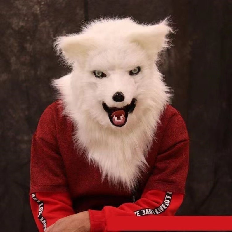 Wolf Mask Latex Mask Animal Mask Handmade Mask - Etsy